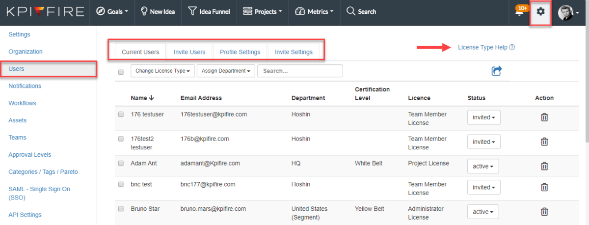 Add New User - KPI Fire