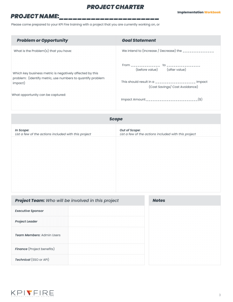 Managing a Cost Savings Portfolio - KPI Fire