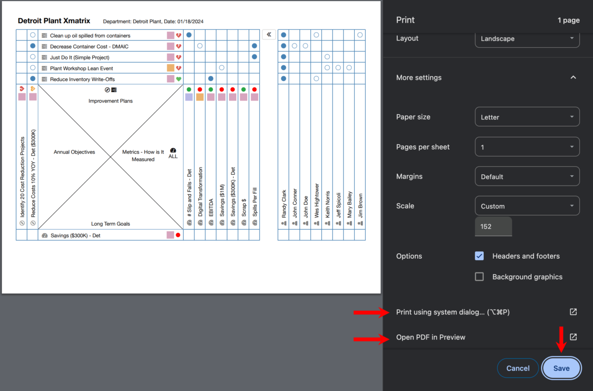 xMatrix Help - KPI Fire