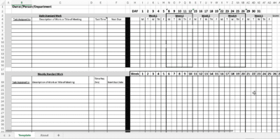 Standard Work Template Download - KPI Fire